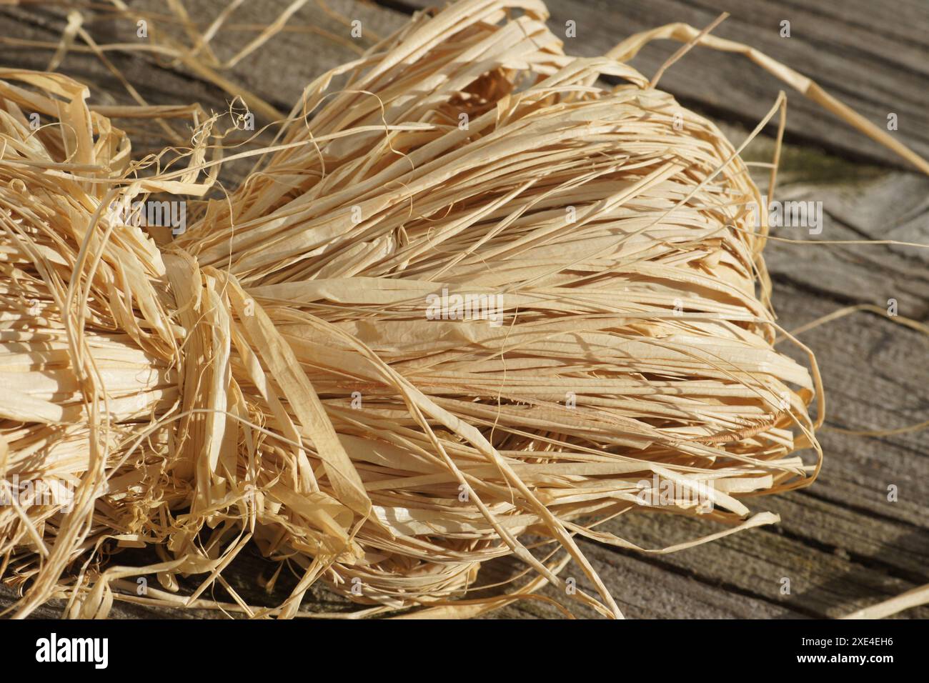 Raphia, Raffiabast, raffia string Stock Photo - Alamy