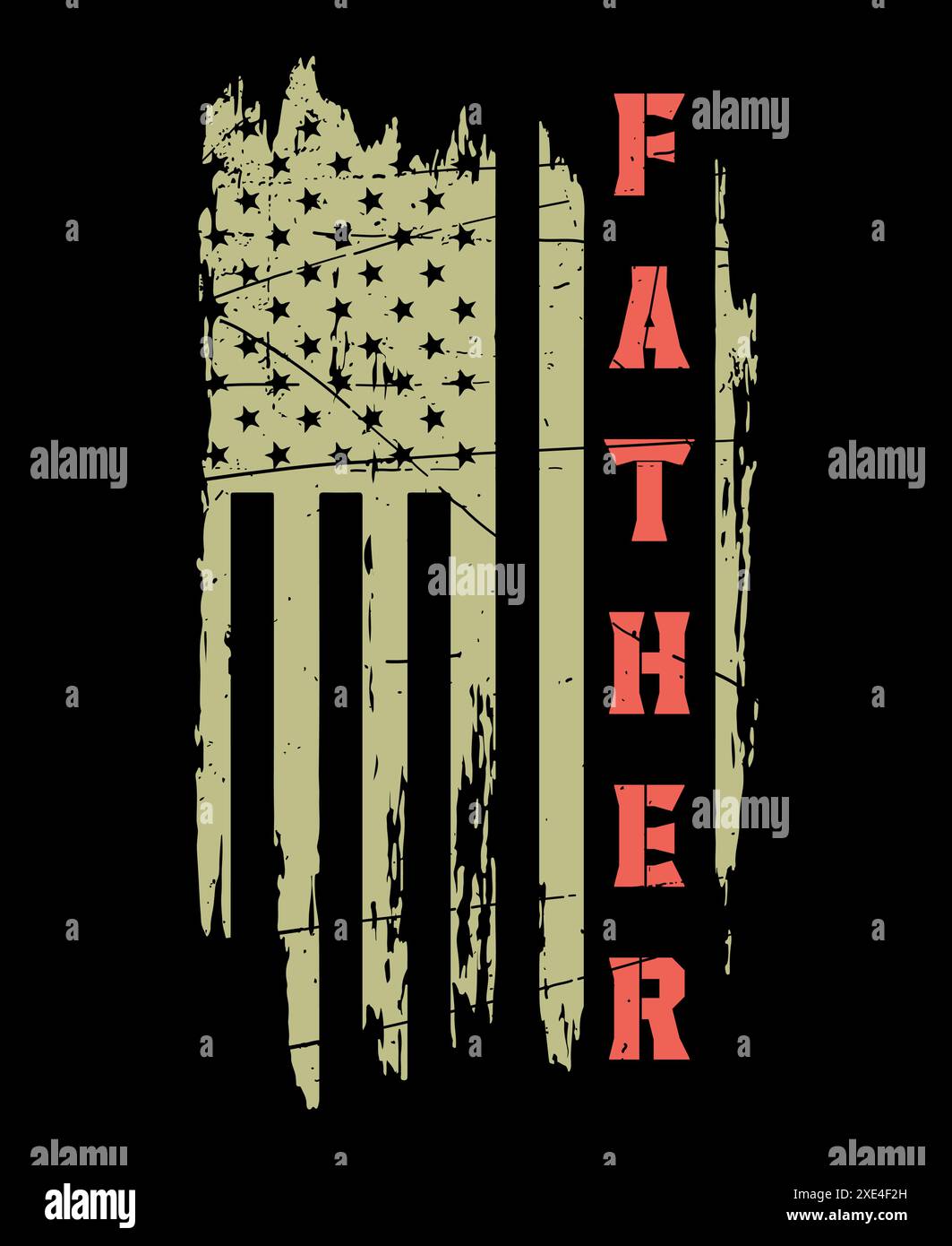 Father usa grunge flag hi-res stock photography and images - Alamy