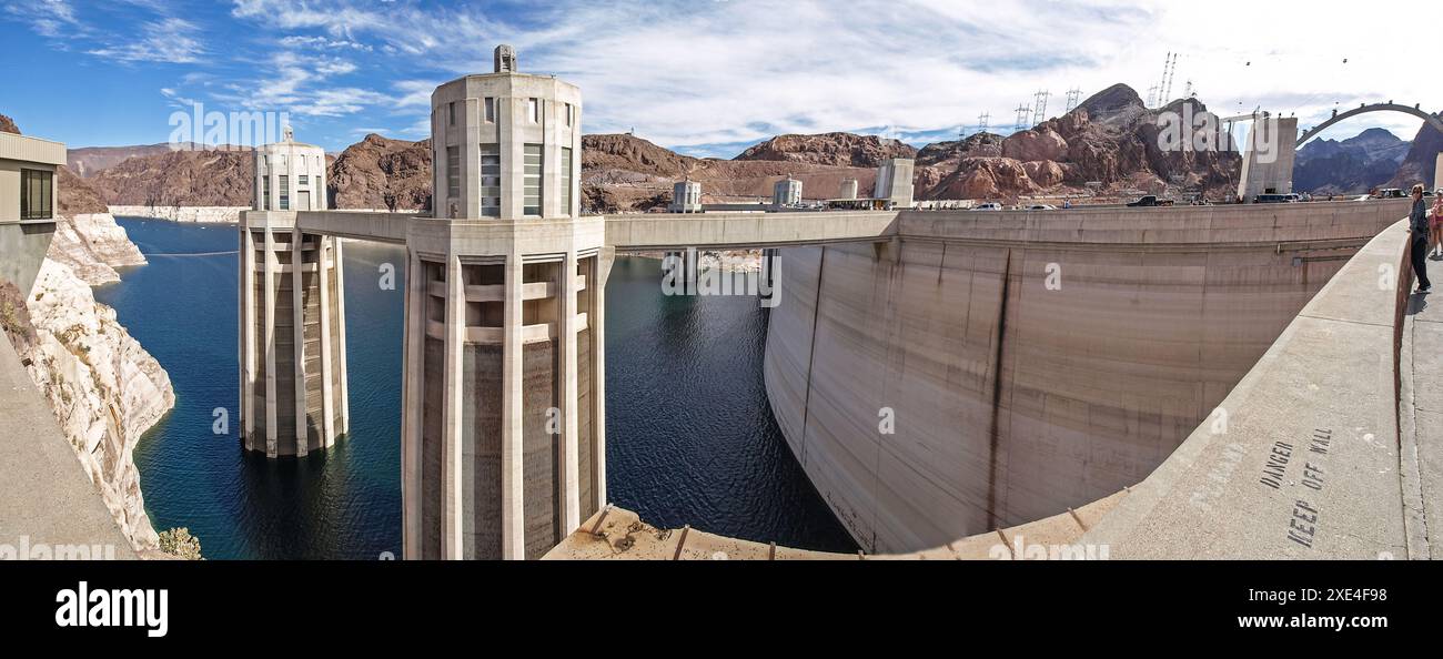 View of the Hoover Dam in Nevada, USA Stock Photo - Alamy