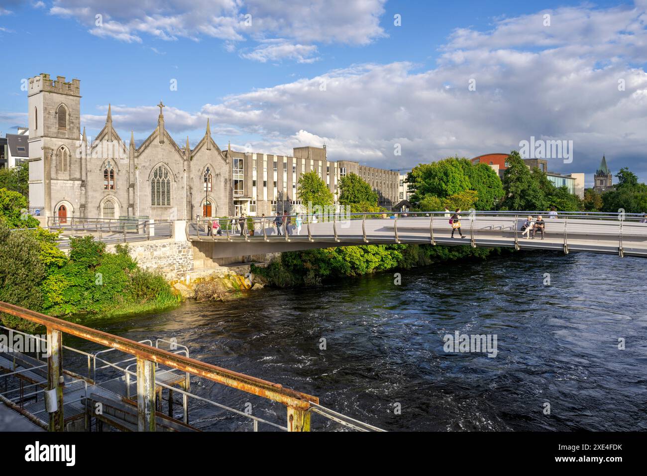 Deconsecrated Convent of Mercy Corrib River Stock Photo - Alamy