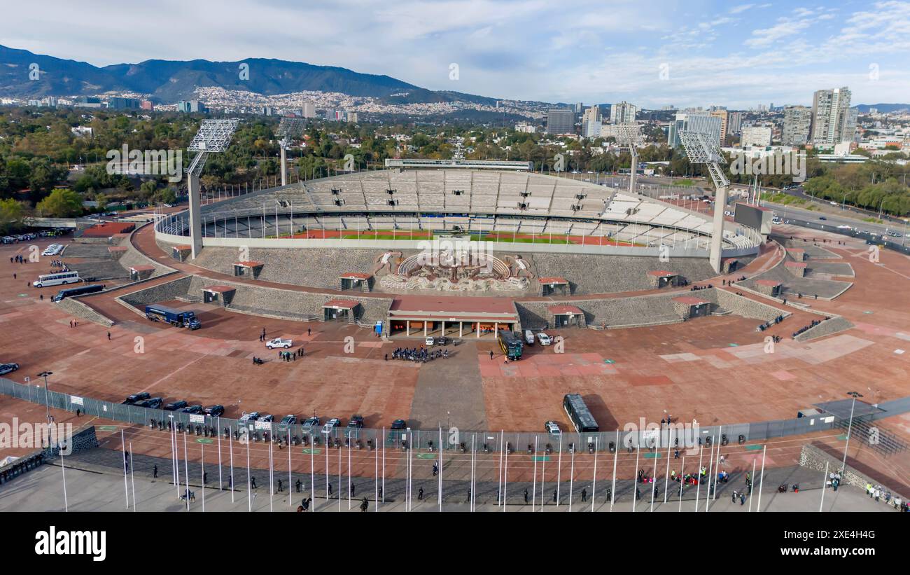 Estadio Olímpico Universitario, in Mexico City's Ciudad Universitaria ...