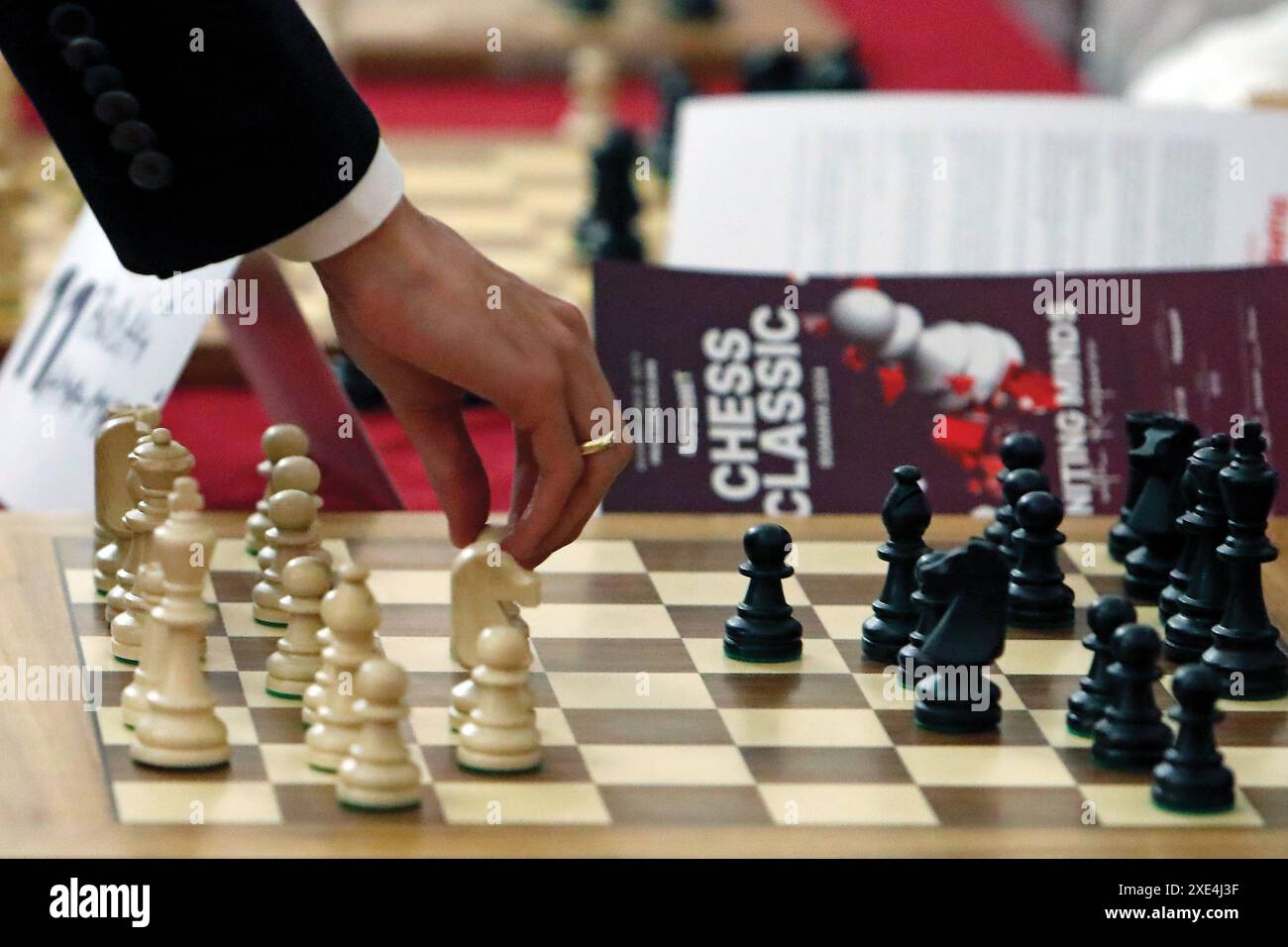 Bucharest, Romania. 25th June, 2024. Chess grandmaster Anish Giri of ...