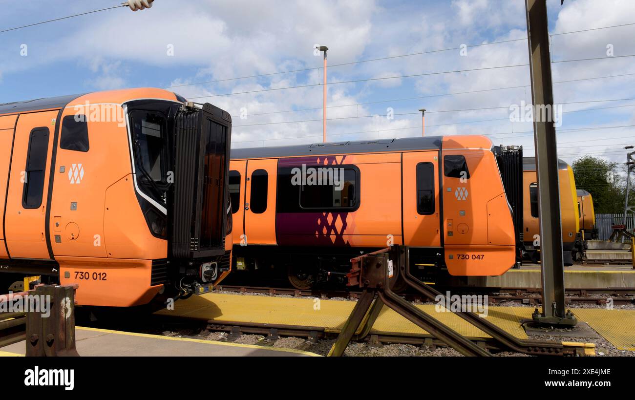 New West Midlands Railway Alstom class 730 electric trains seen in WMR ...