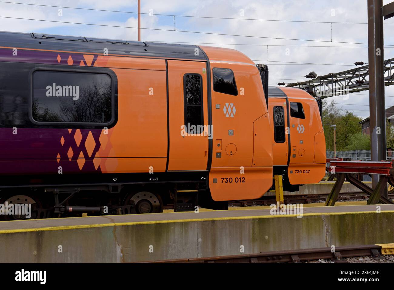 New West Midlands Railway Alstom class 730 electric trains seen in WMR ...