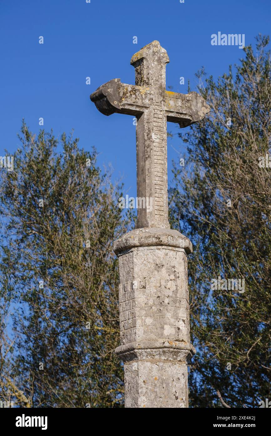Creu de Son SetrÃ­ Stock Photo - Alamy