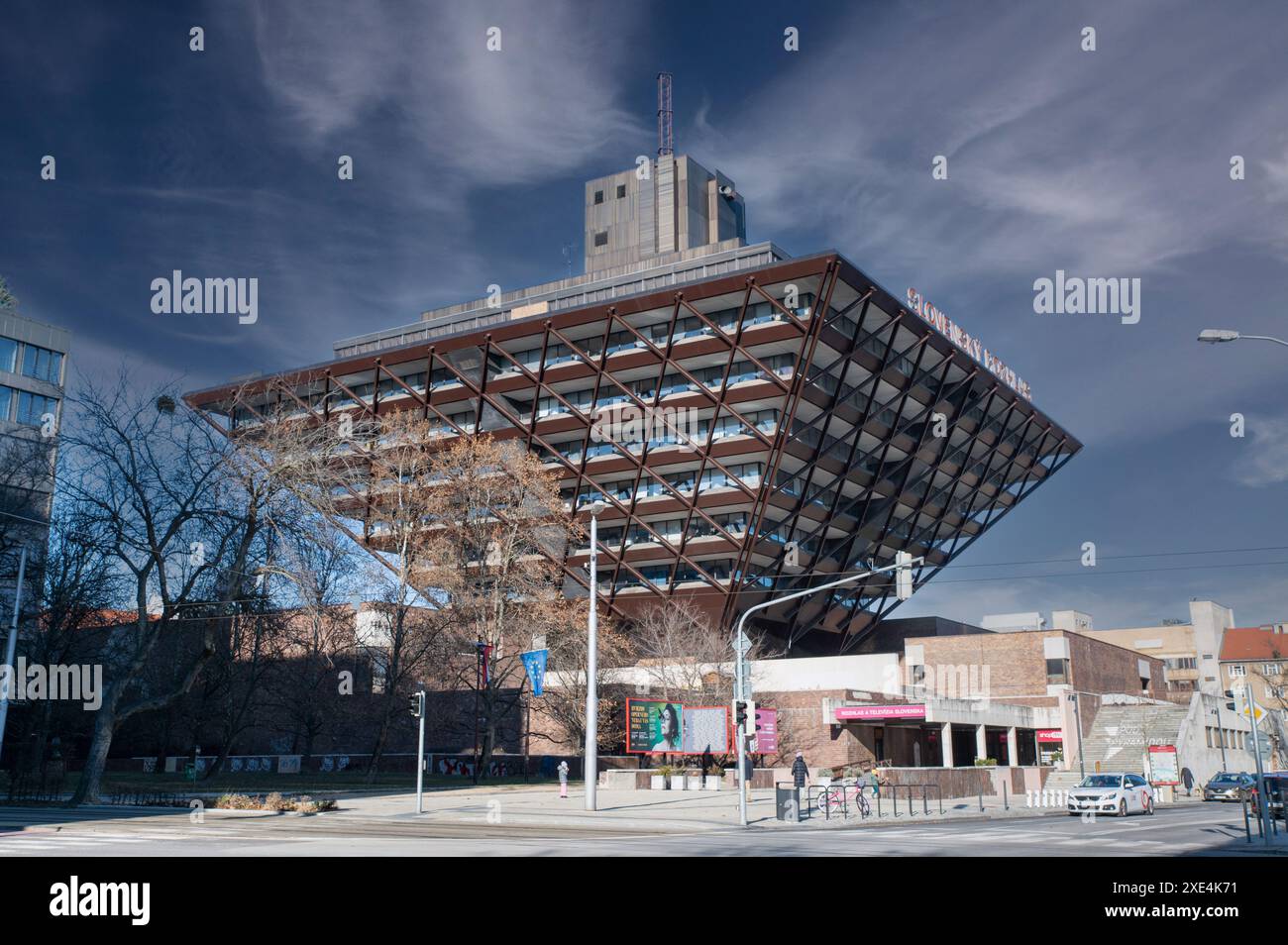 Bratislava, Slovakia - January, 20, 2024 : The Slovak Radio Building ...