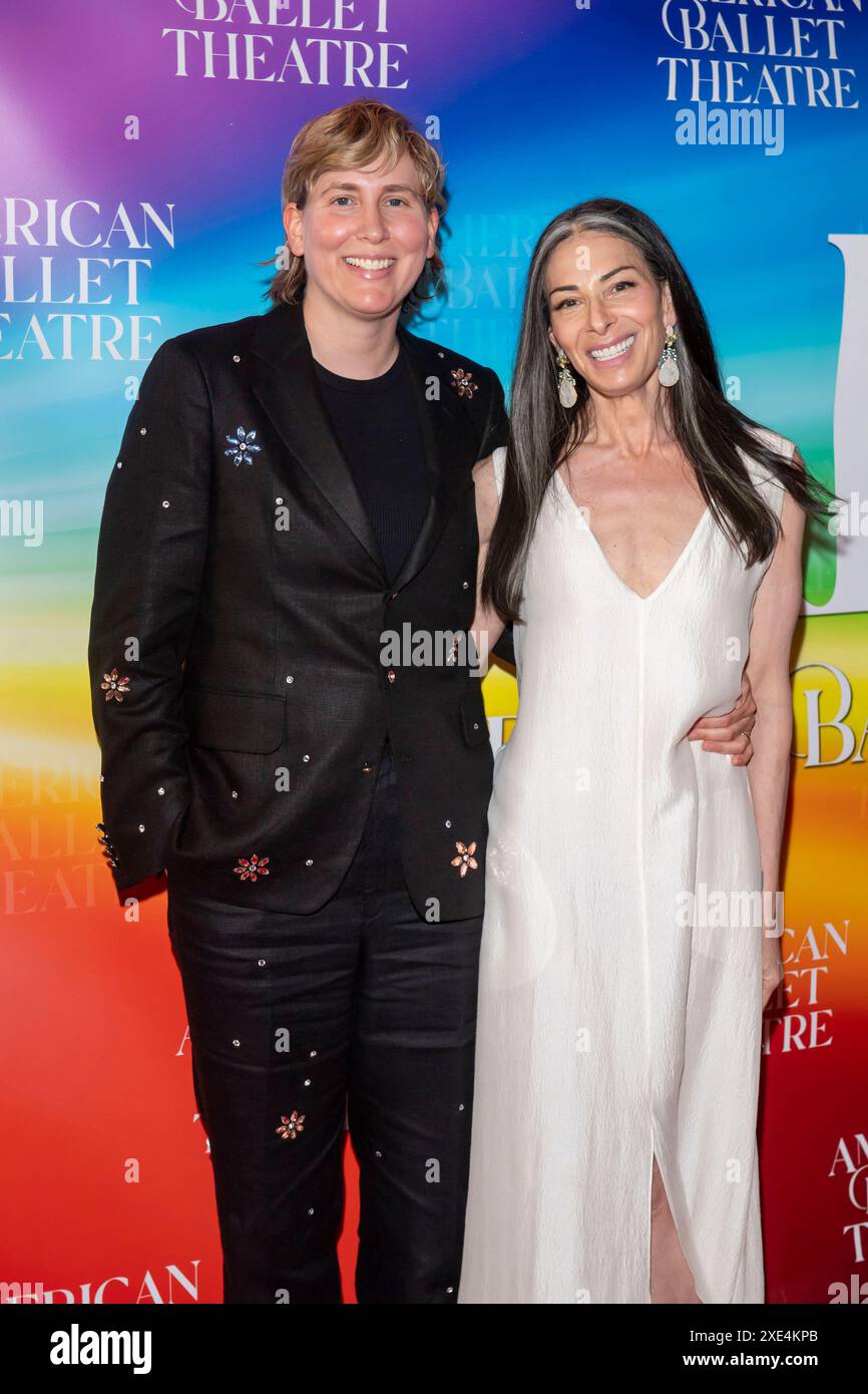 New York, United States. 25th June, 2024. (L-R) Cat Yezbak and Stacy ...