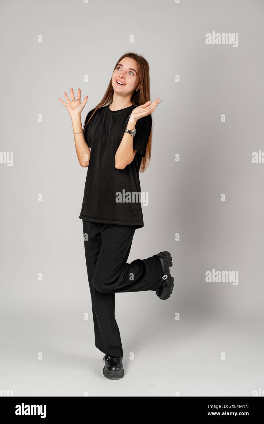Shock surprise woman jaw dropping hi-res stock photography and images ...