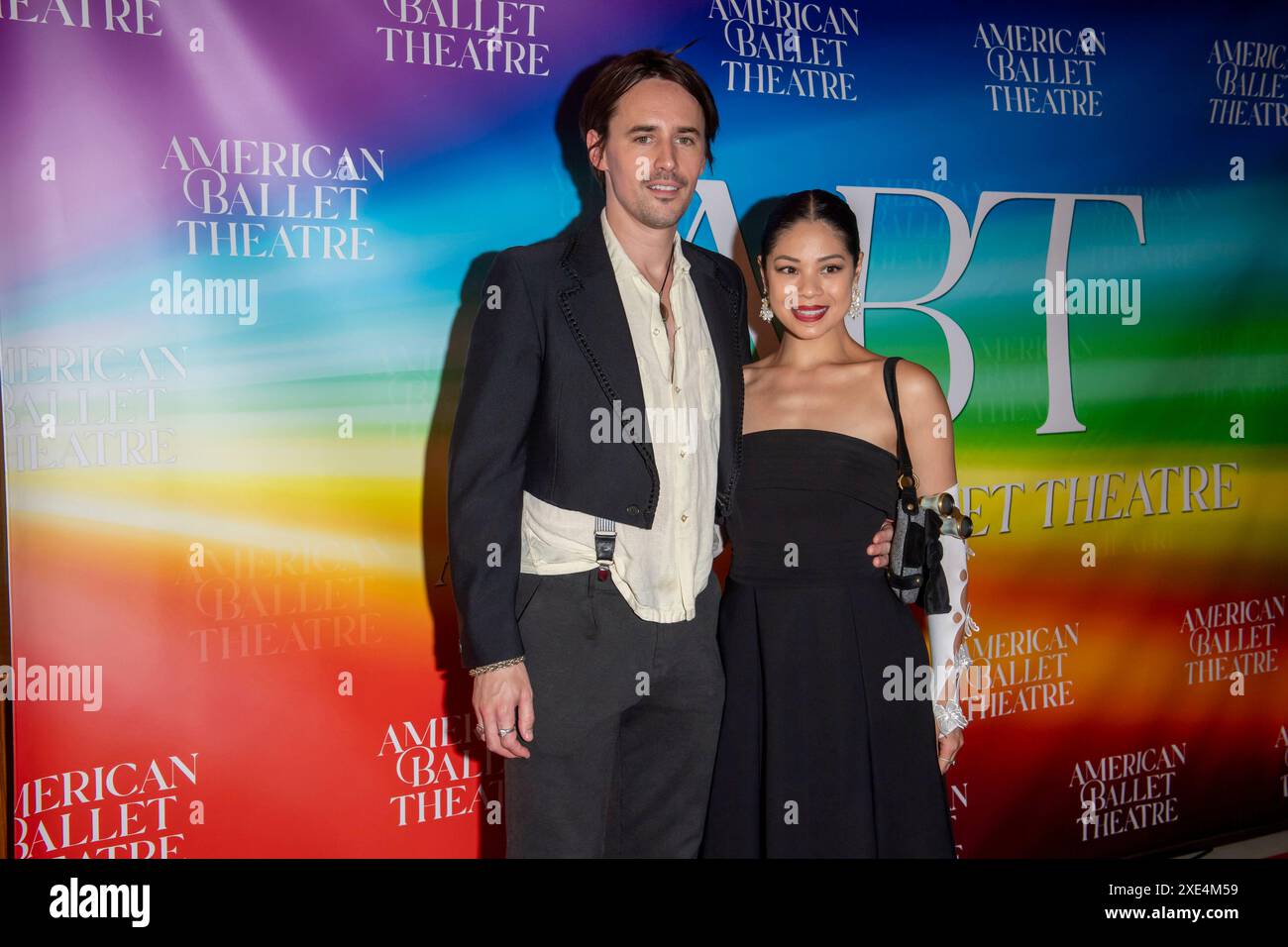 New York, United States. 25th June, 2024. (L-R) Reeve Carney and Eva ...