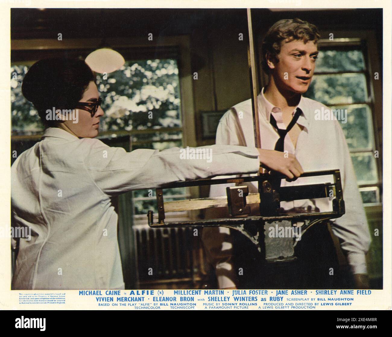 ELEANOR BRON and MICHAEL CAINE in ALFIE 1966 director LEWIS GILBERT ...