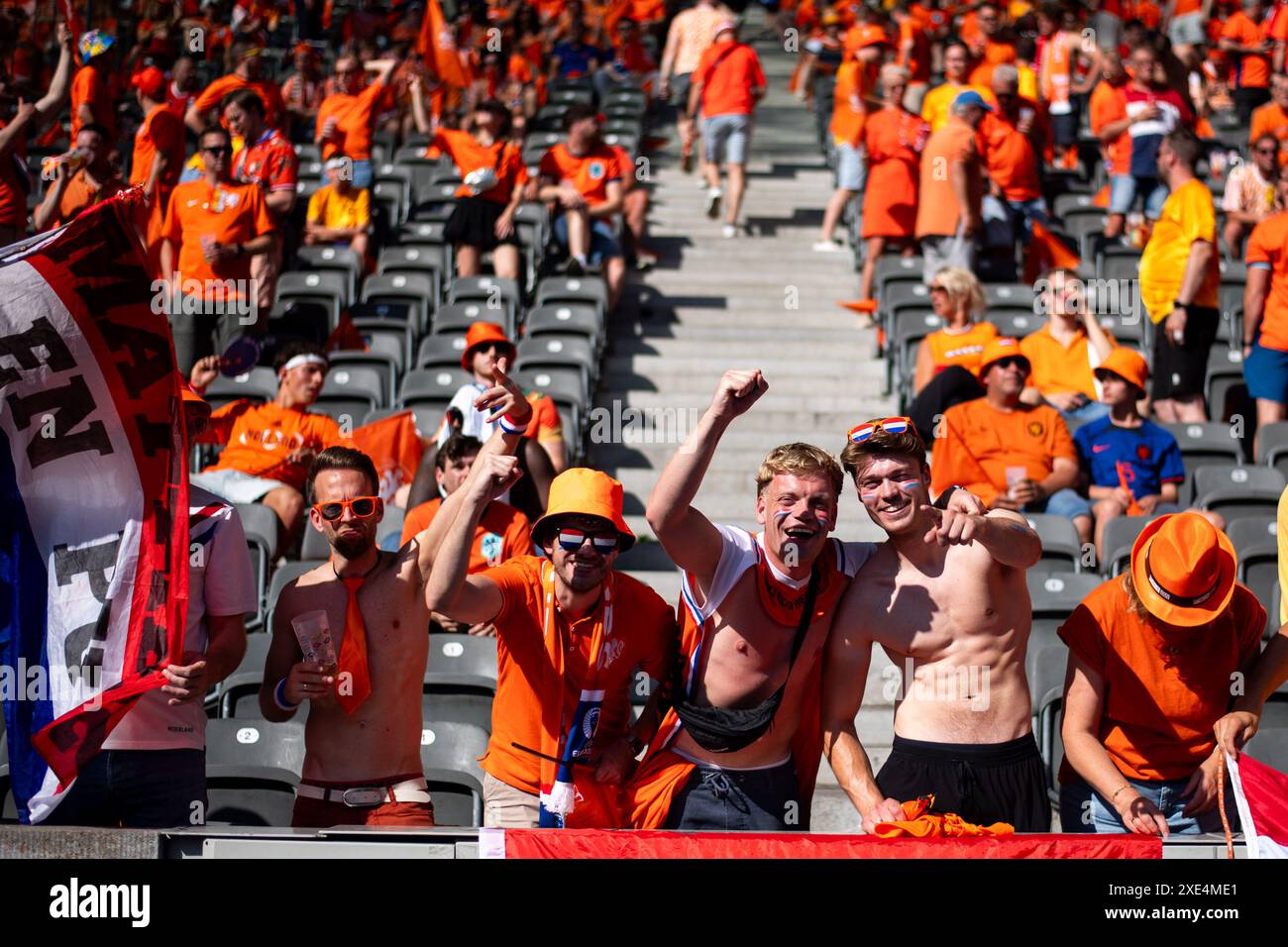 Fans der Niederlande, GER, Netherlands (NED) vs Austria (AUT), Fussball ...