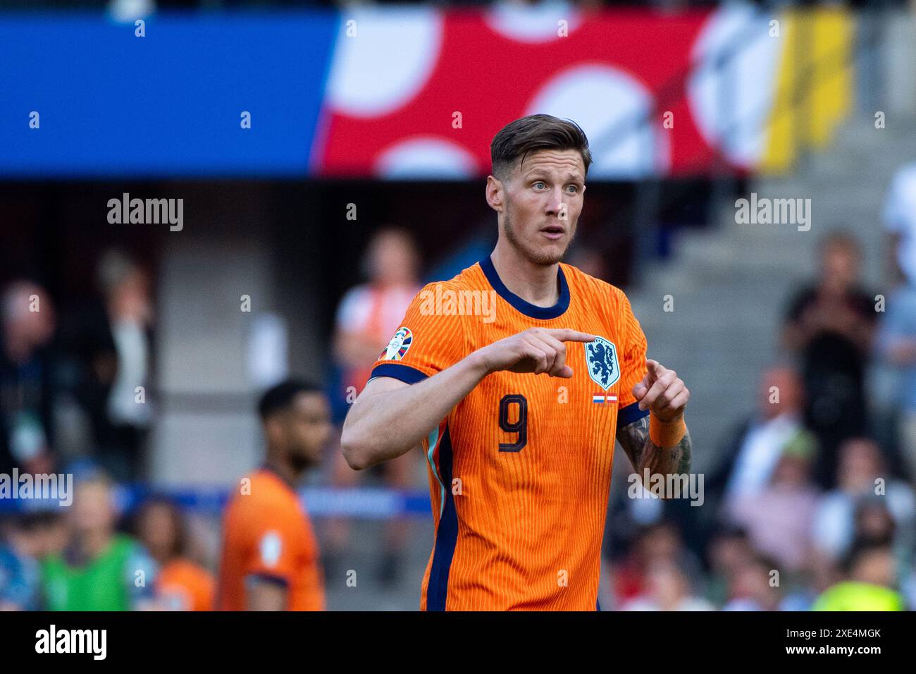 Wout Weghorst (Niederlande, #09), GER, Netherlands (NED) vs Austria (AUT), Fussball ...