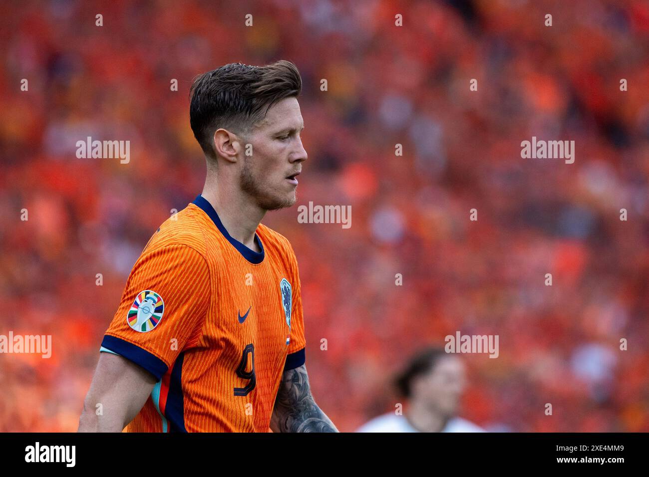 Wout Weghorst (Niederlande, #09), GER, Netherlands (NED) vs Austria (AUT), Fussball ...