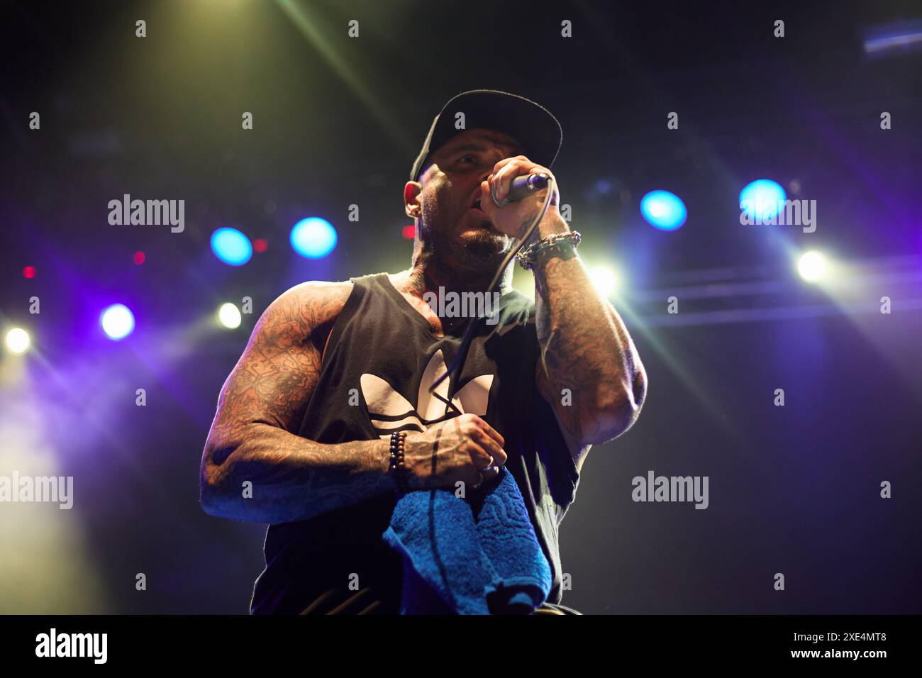 Singer Seth Binzer aka Shifty Shellshock, vocalist of Crazy Town band ...