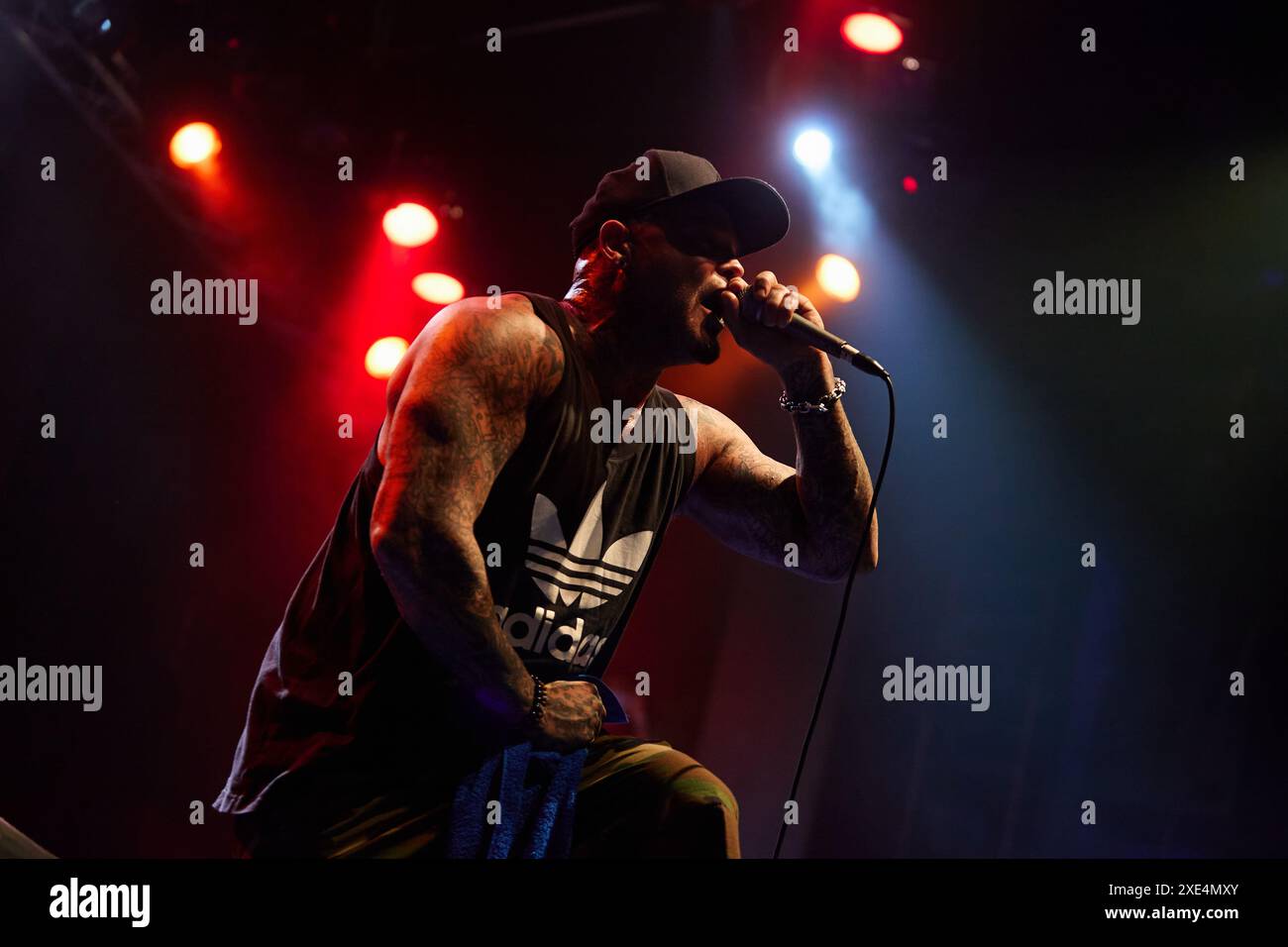 Singer Seth Binzer aka Shifty Shellshock, vocalist of Crazy Town band ...