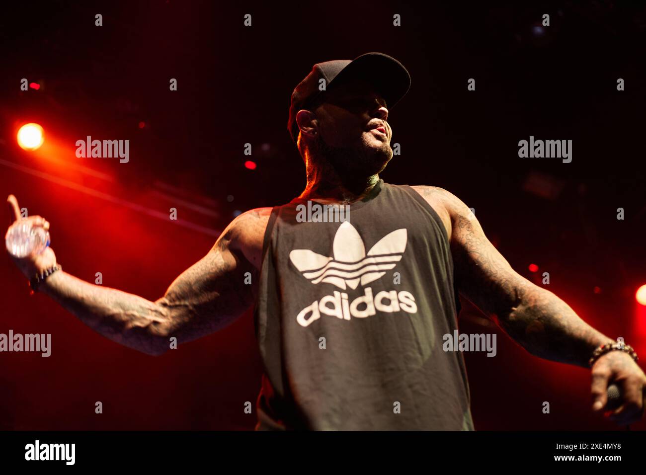 Singer Seth Binzer aka Shifty Shellshock, vocalist of Crazy Town band ...