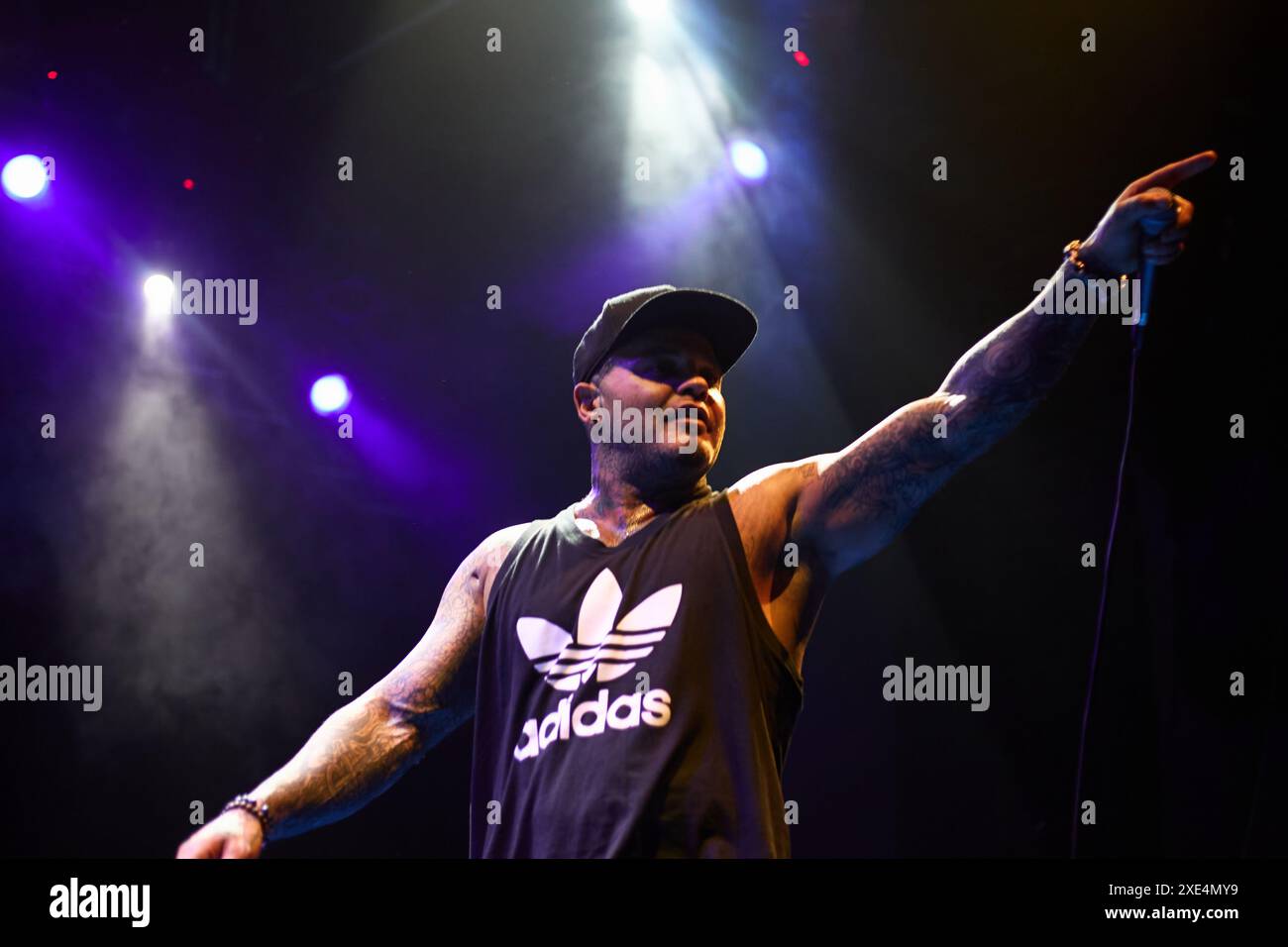 Singer Seth Binzer aka Shifty Shellshock, vocalist of Crazy Town band ...