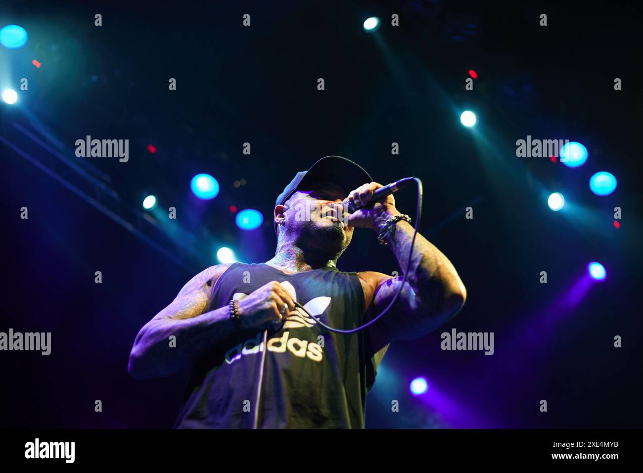 Singer Seth Binzer aka Shifty Shellshock, vocalist of Crazy Town band ...