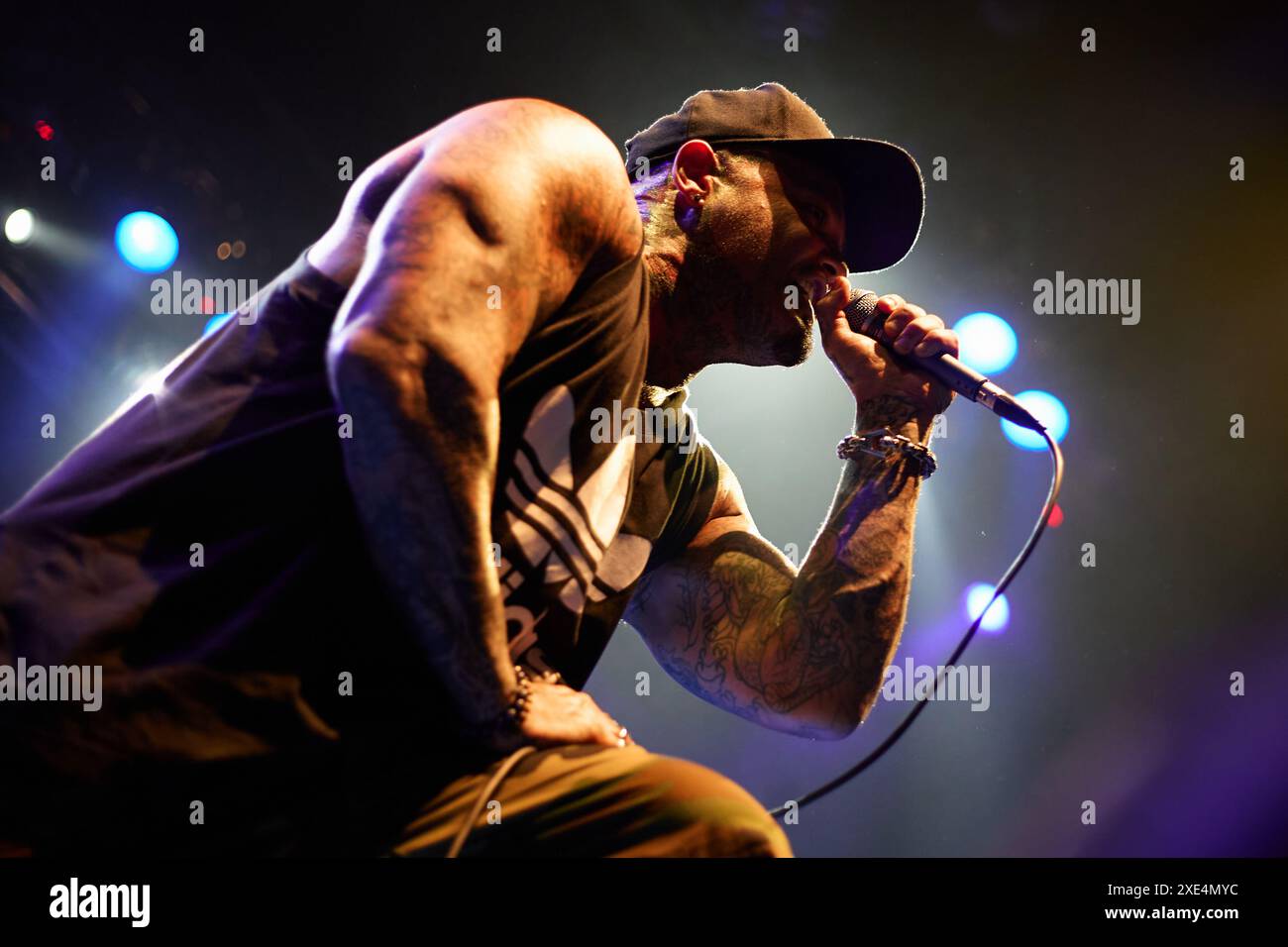 Singer Seth Binzer aka Shifty Shellshock, vocalist of Crazy Town band ...