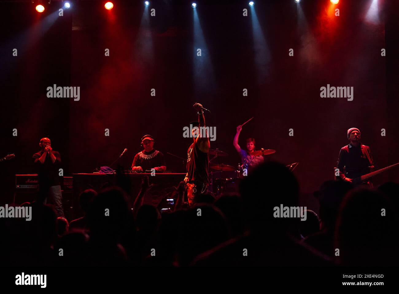 Singer Seth Binzer aka Shifty Shellshock, vocalist of Crazy Town band ...