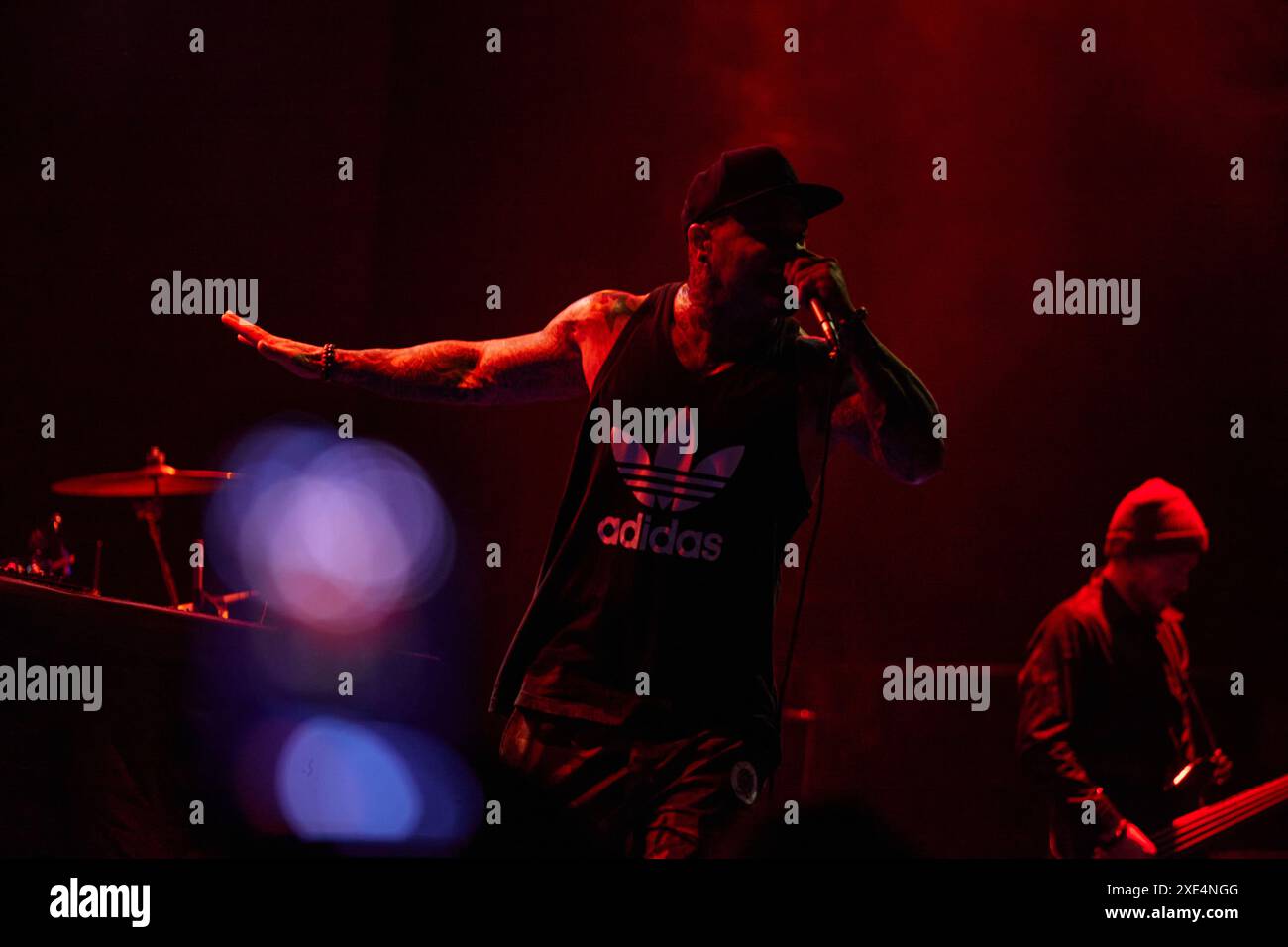 Singer Seth Binzer aka Shifty Shellshock, vocalist of Crazy Town band ...