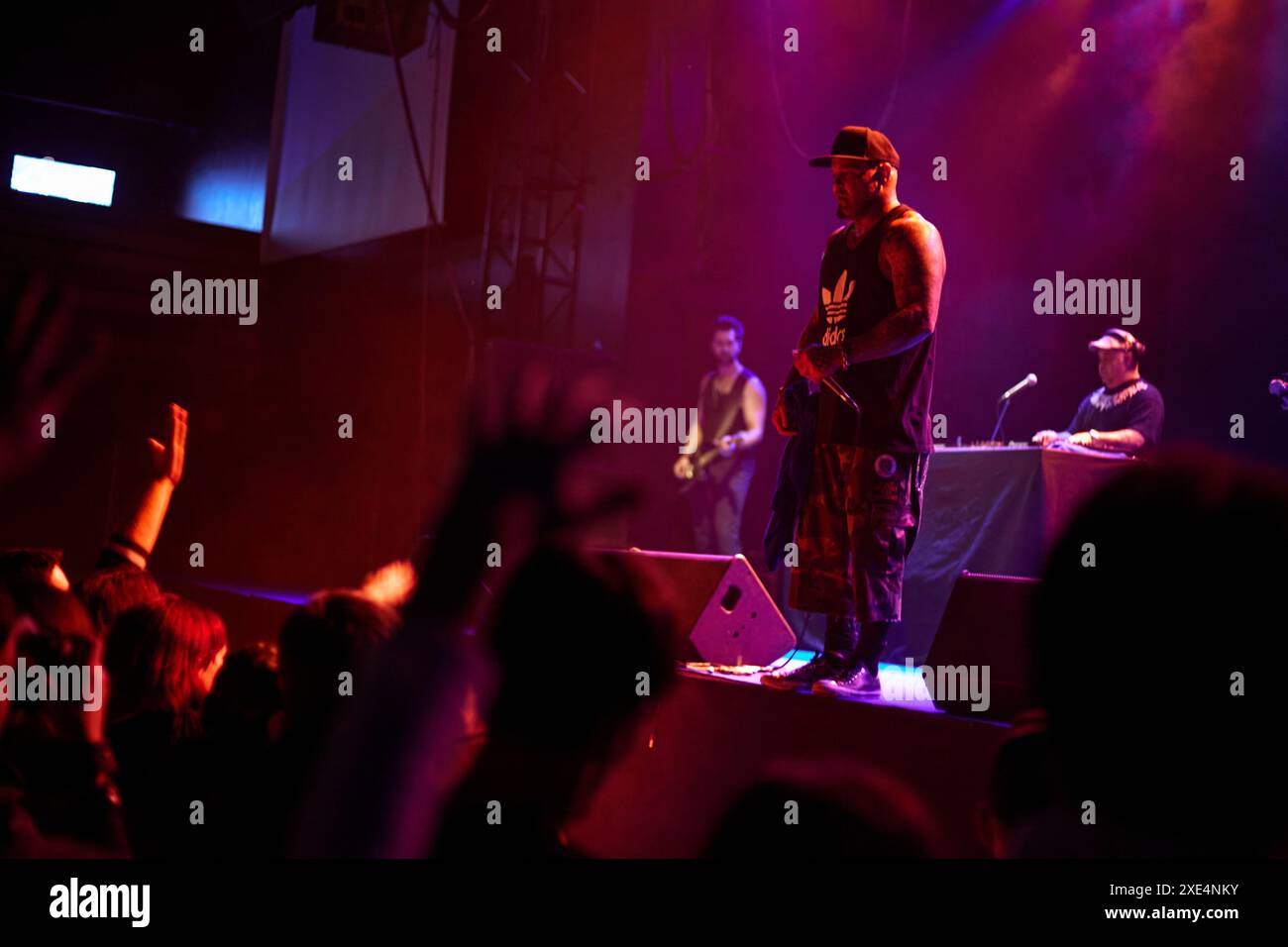 Singer Seth Binzer aka Shifty Shellshock, vocalist of Crazy Town band ...