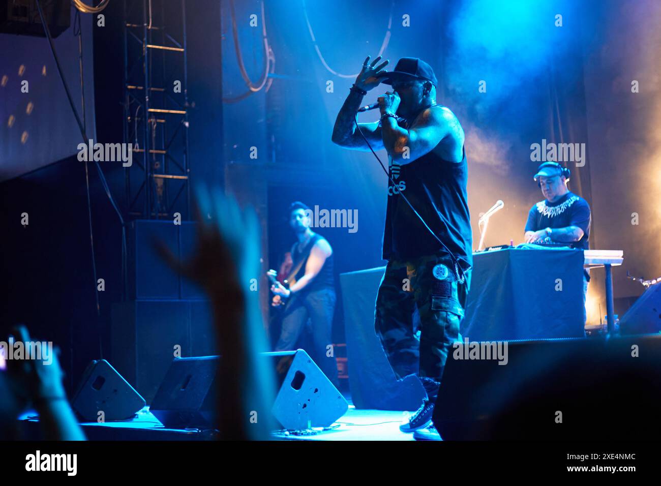 Singer Seth Binzer aka Shifty Shellshock, vocalist of Crazy Town band ...