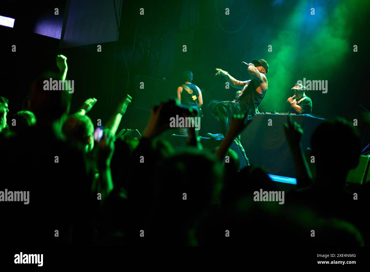 Singer Seth Binzer aka Shifty Shellshock, vocalist of Crazy Town band ...