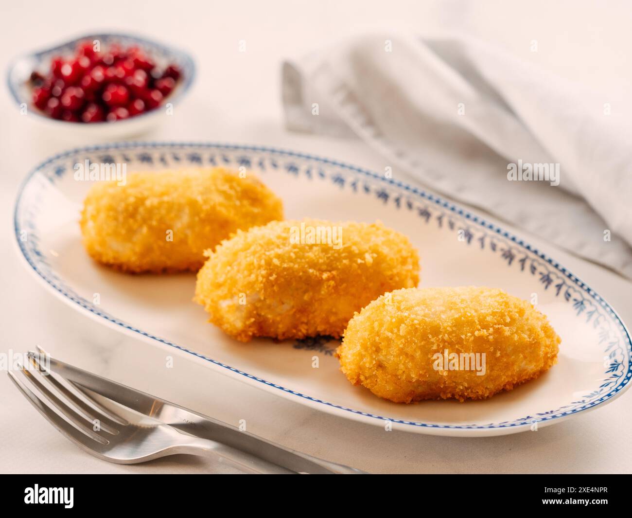 Crispy breaded oven baked hi-res stock photography and images - Alamy