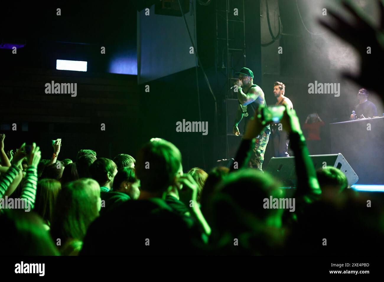 Singer Seth Binzer aka Shifty Shellshock, vocalist of Crazy Town band ...