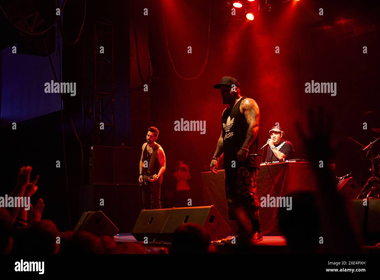 Singer Seth Binzer aka Shifty Shellshock, vocalist of Crazy Town band ...