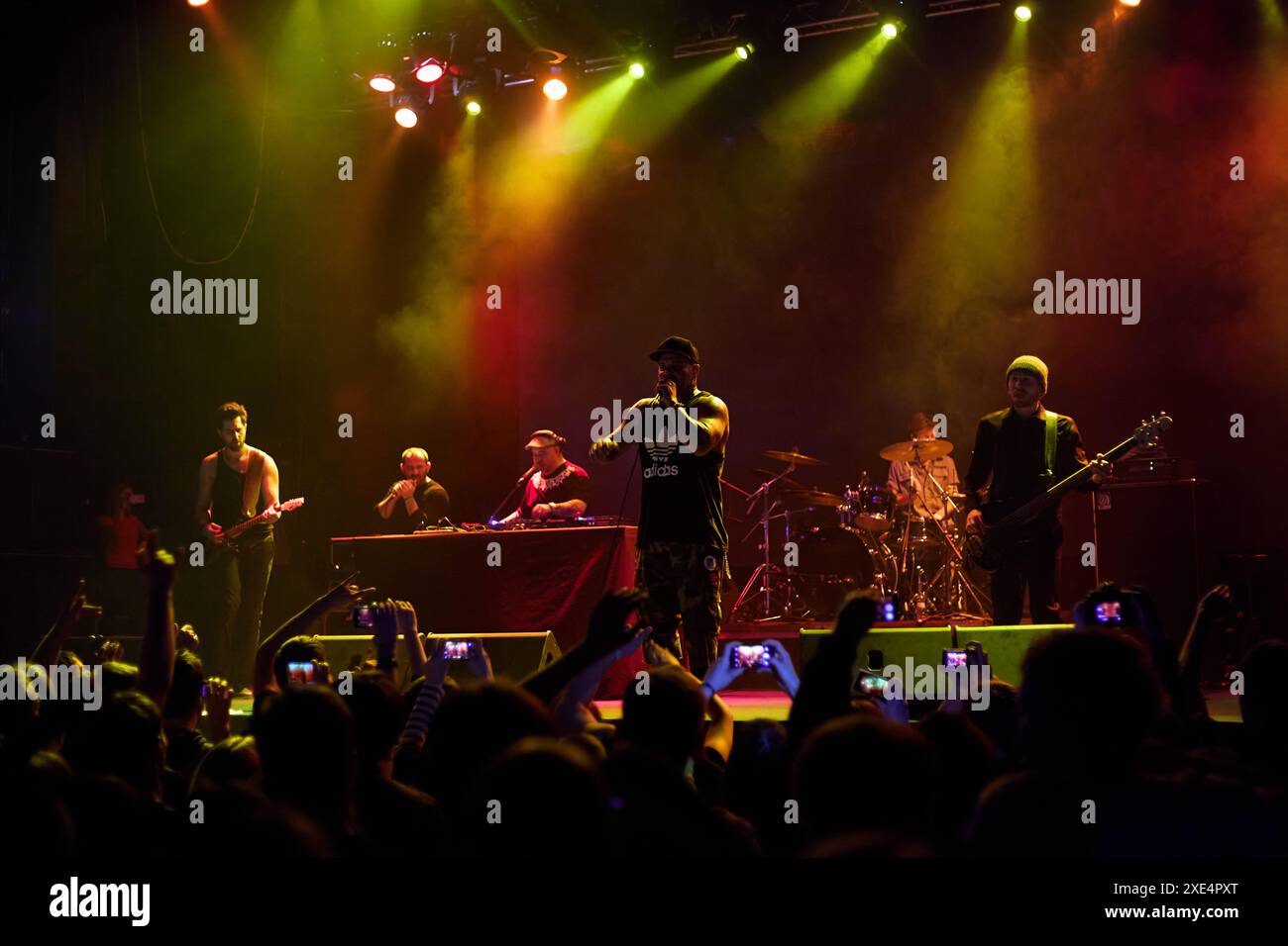 Singer Seth Binzer aka Shifty Shellshock, vocalist of Crazy Town band ...