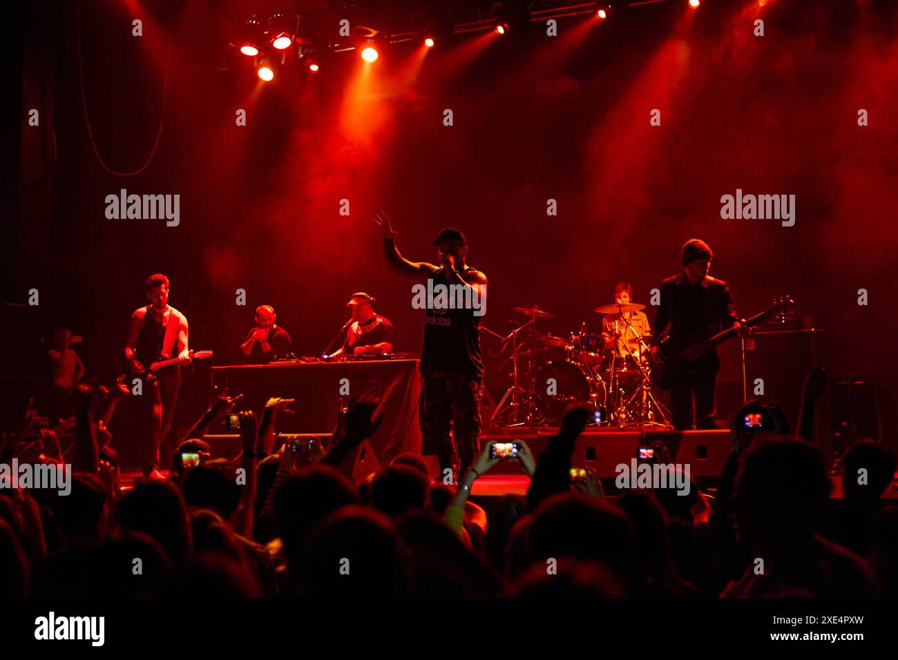 Singer Seth Binzer aka Shifty Shellshock, vocalist of Crazy Town band ...
