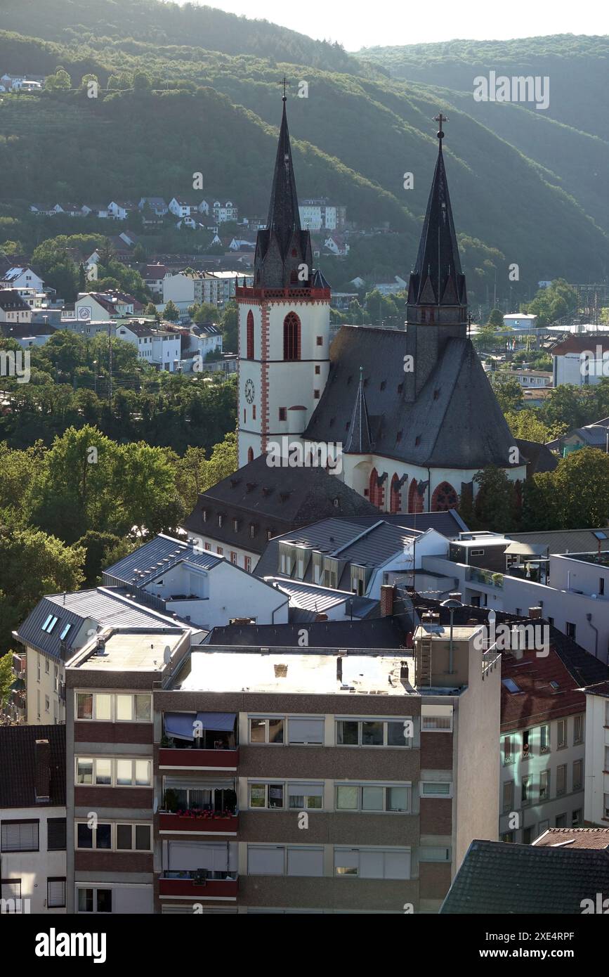 Church of St. Martin in Bingen Stock Photo - Alamy