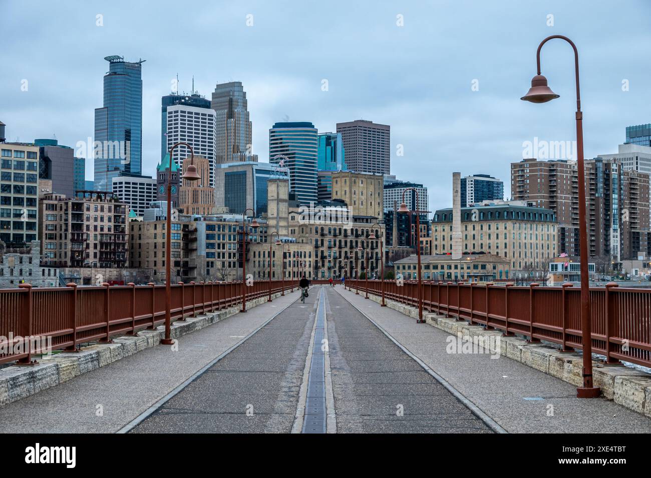 Minneapolis City Photo downtown skyline Minnesota early spring Stock ...