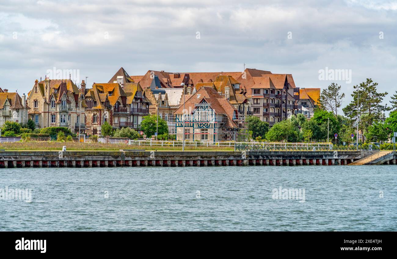 Impression of Trouville-sur-Mer, a city in the Calvados department in ...