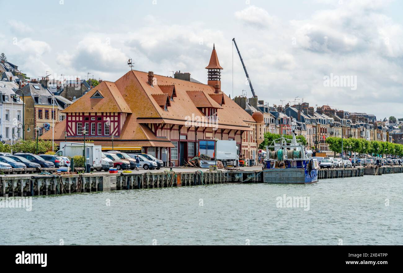 Impression of Trouville-sur-Mer, a city in the Calvados department in ...
