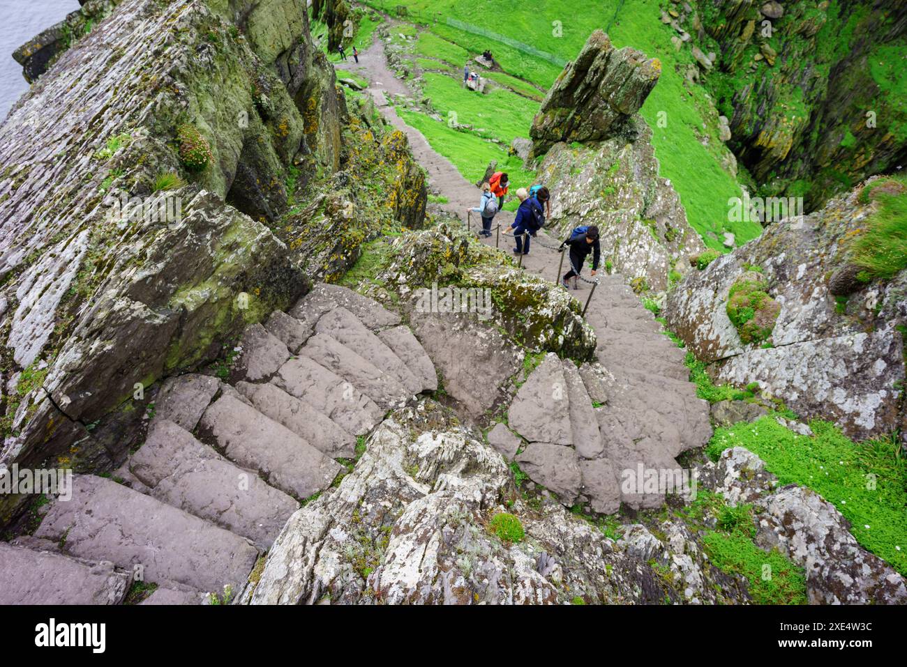 Steep walking path stairs hi-res stock photography and images - Alamy