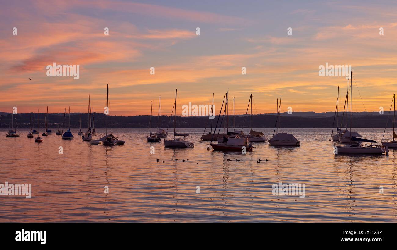 Bodensee morning glow hi-res stock photography and images - Alamy