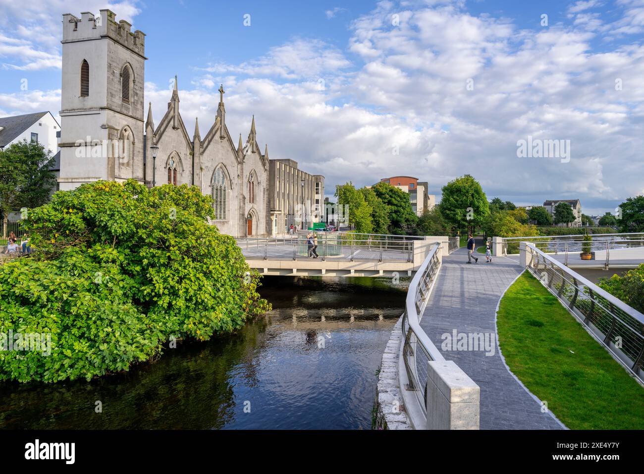 Deconsecrated Convent of Mercy Corrib River Stock Photo - Alamy