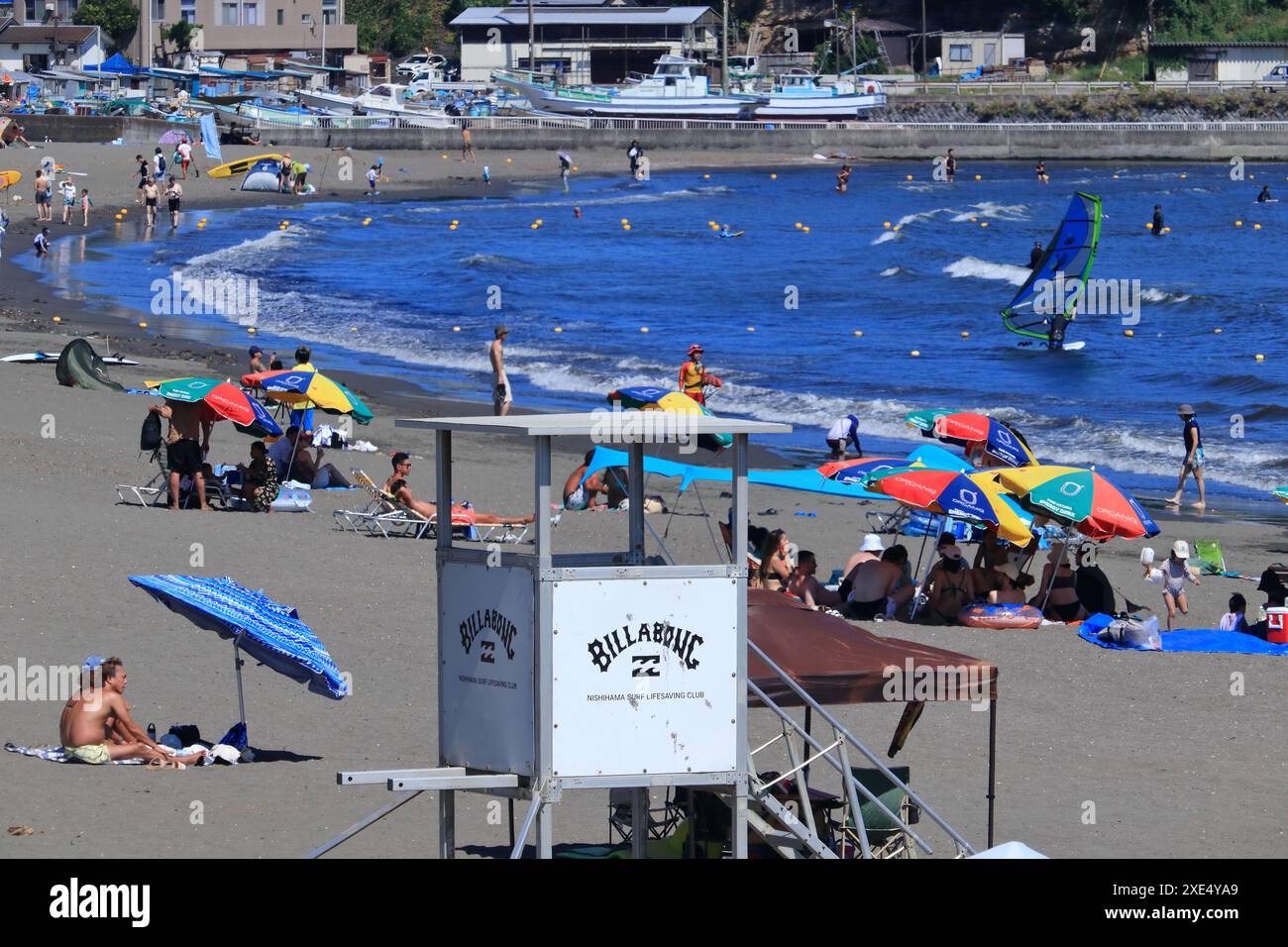 Kanagawa Prefecture Koshigoe Beach Stock Photo - Alamy