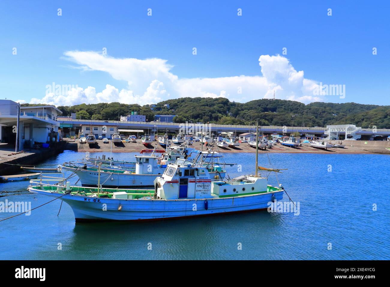 Kanagawa Prefecture Oiso fishing port Stock Photo - Alamy