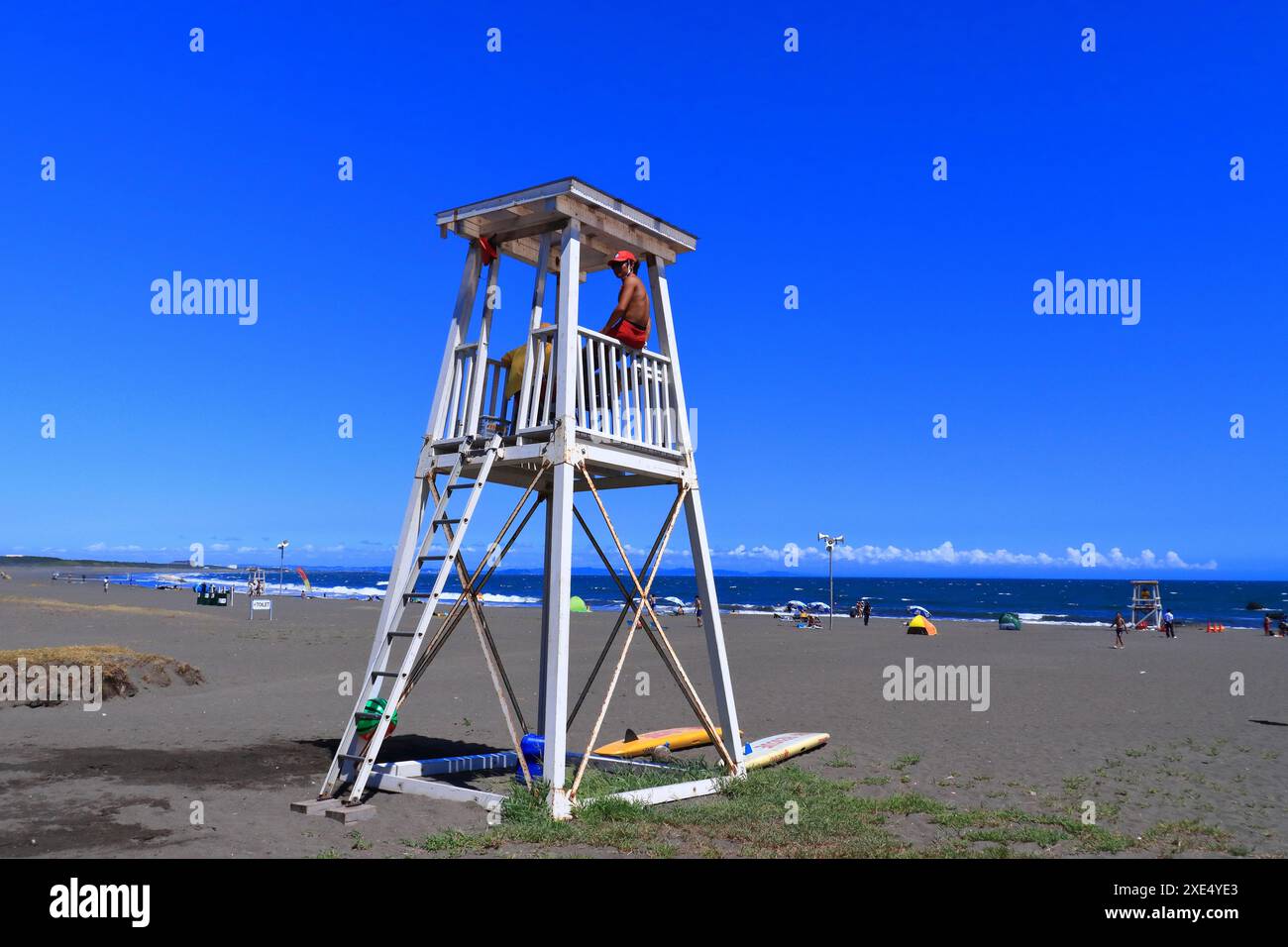 Surf patrol at Oiso Beach Stock Photo - Alamy
