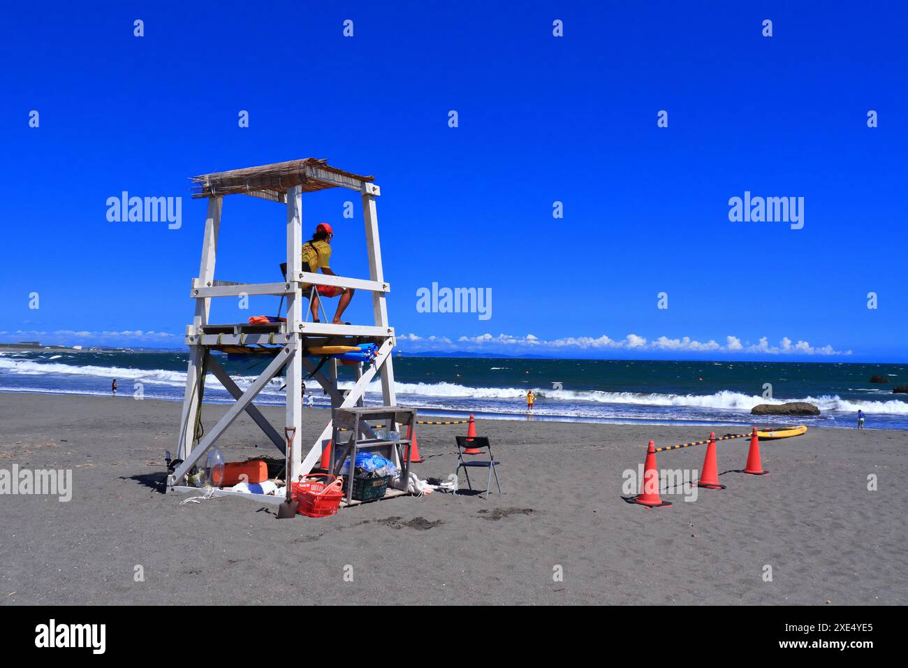 Surf patrol at Oiso Beach Stock Photo - Alamy