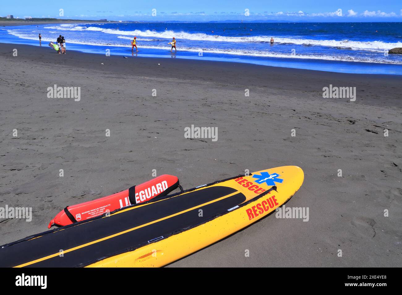 Surf patrol at Oiso Beach Stock Photo - Alamy