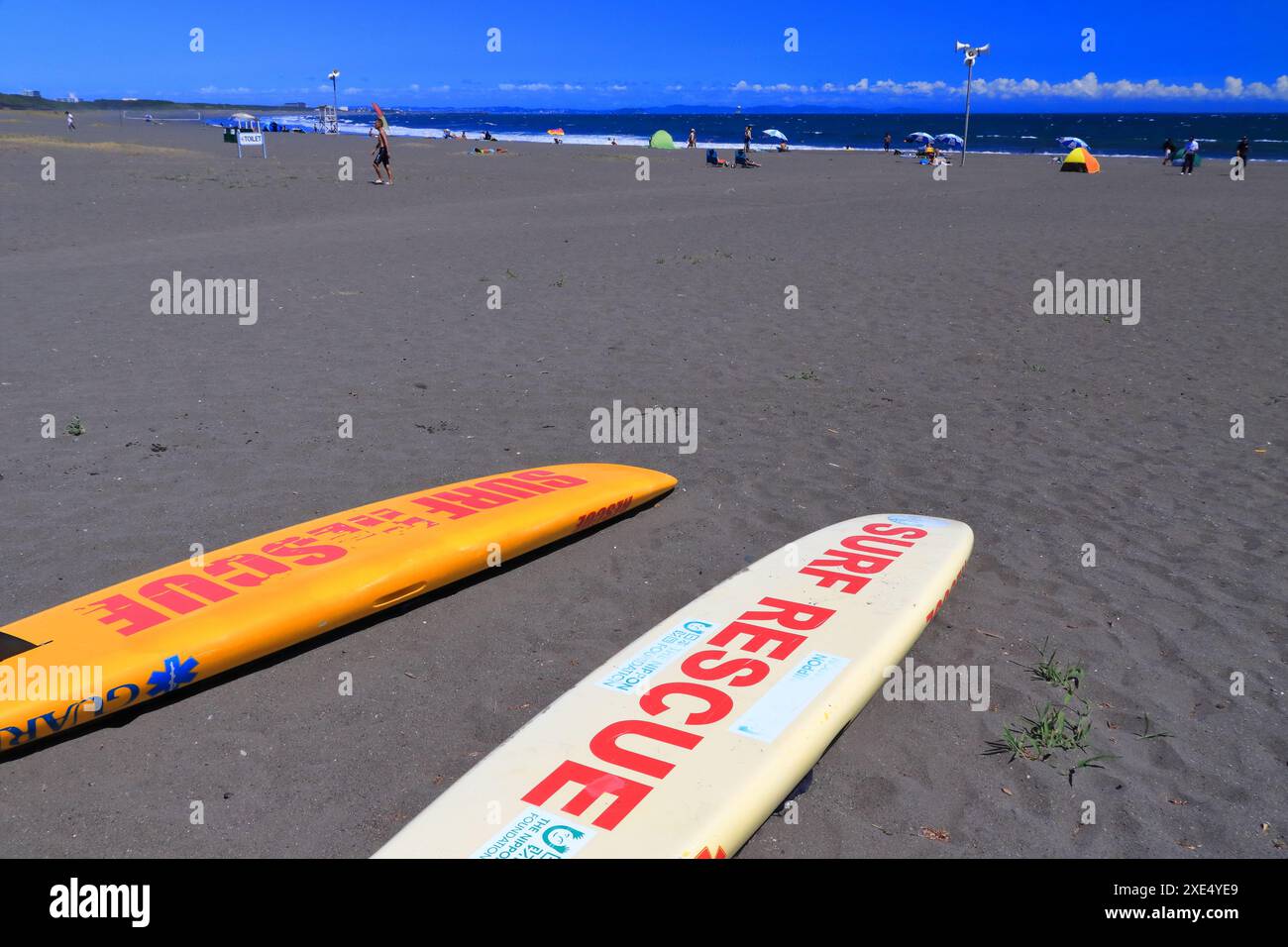 Surf patrol at Oiso Beach Stock Photo - Alamy