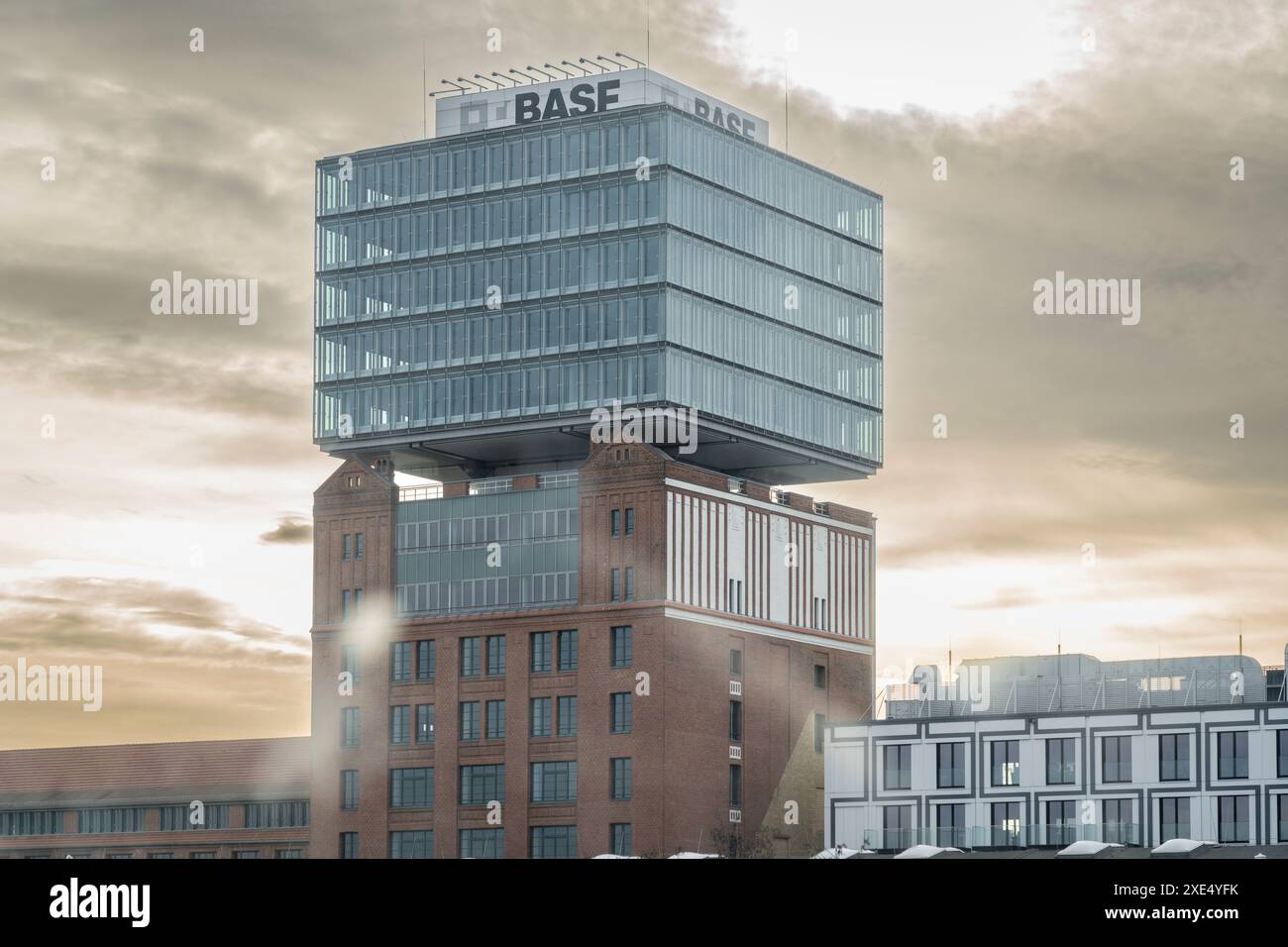 BASF Services Europe GmbH office building in the Friedrichshain area ...