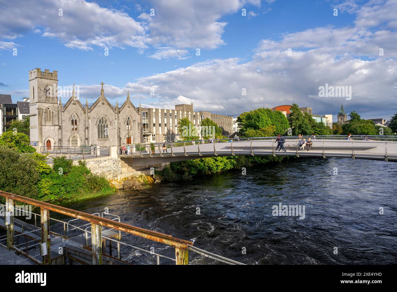 Deconsecrated Convent of Mercy Corrib River Stock Photo - Alamy