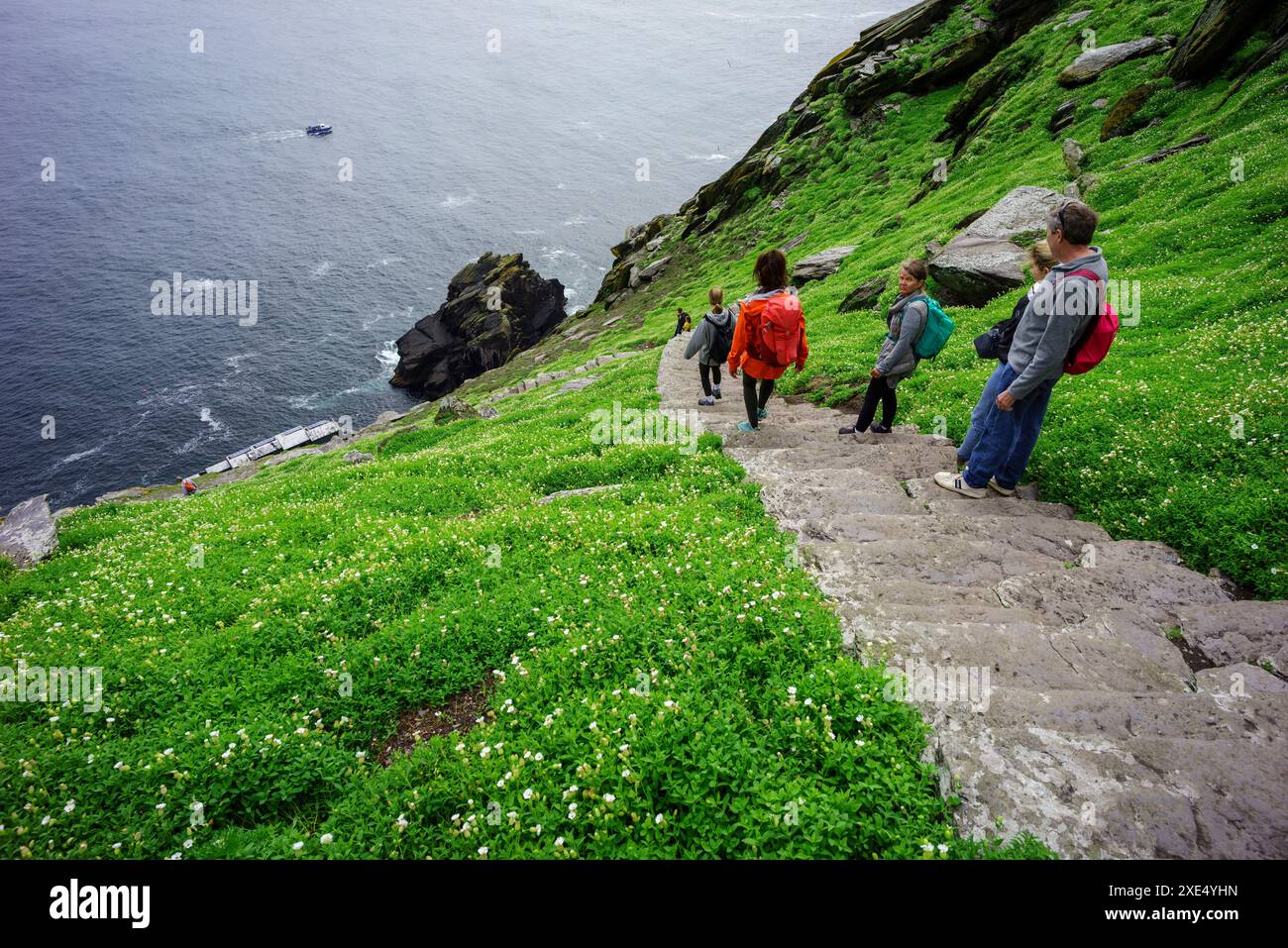 Steep walking path stairs hi-res stock photography and images - Alamy