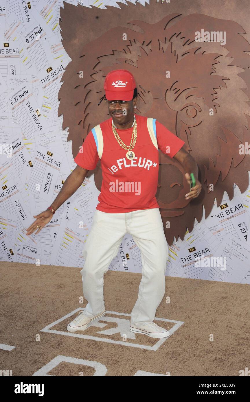 Tyler, the Creator at arrivals for FX s THE BEAR Season Three Premiere ...